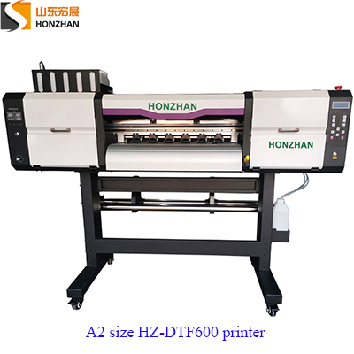A2 HZ-DTF600 digital DTF printer with 2pcs Epson I3200 printheads