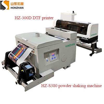 HZ-DTF300D A3 DTF Printer with 2pcs Epson XP600 printheads and ...