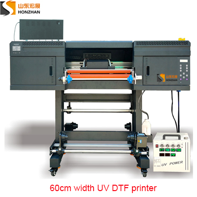 HZ-UVDTF600 A2 60cm A B film roll to roll DTF UV printer and lamination ...